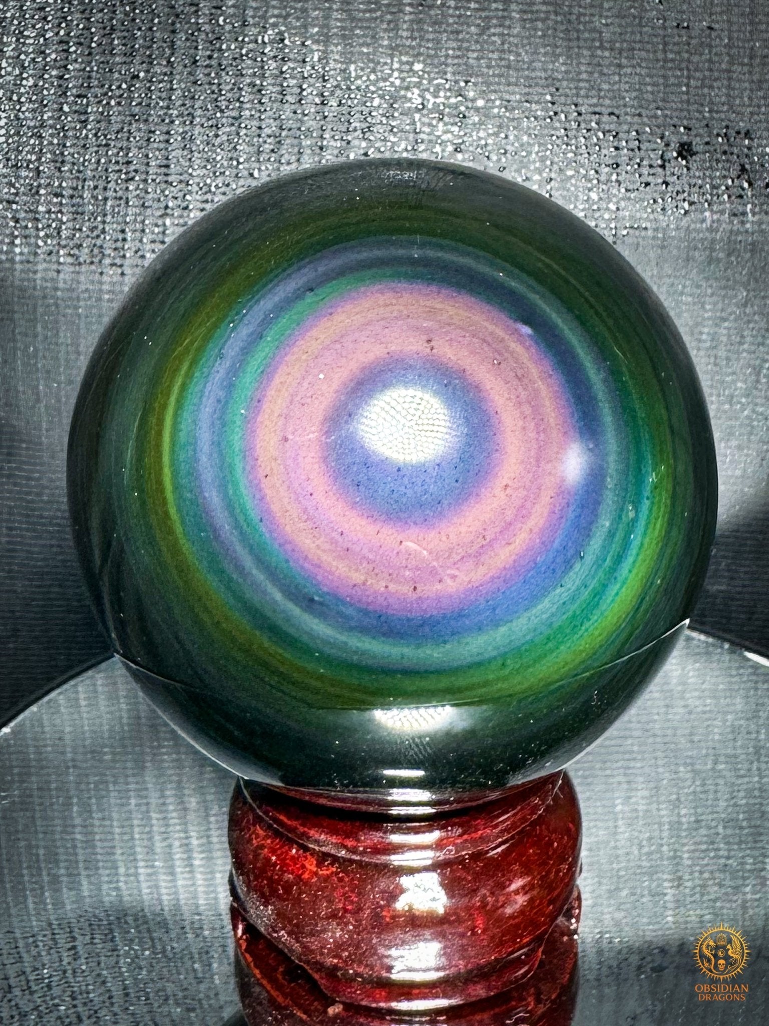 Sphères en Obsidienne Œil Céleste – obsidiennes Naturelles – obsidian ...