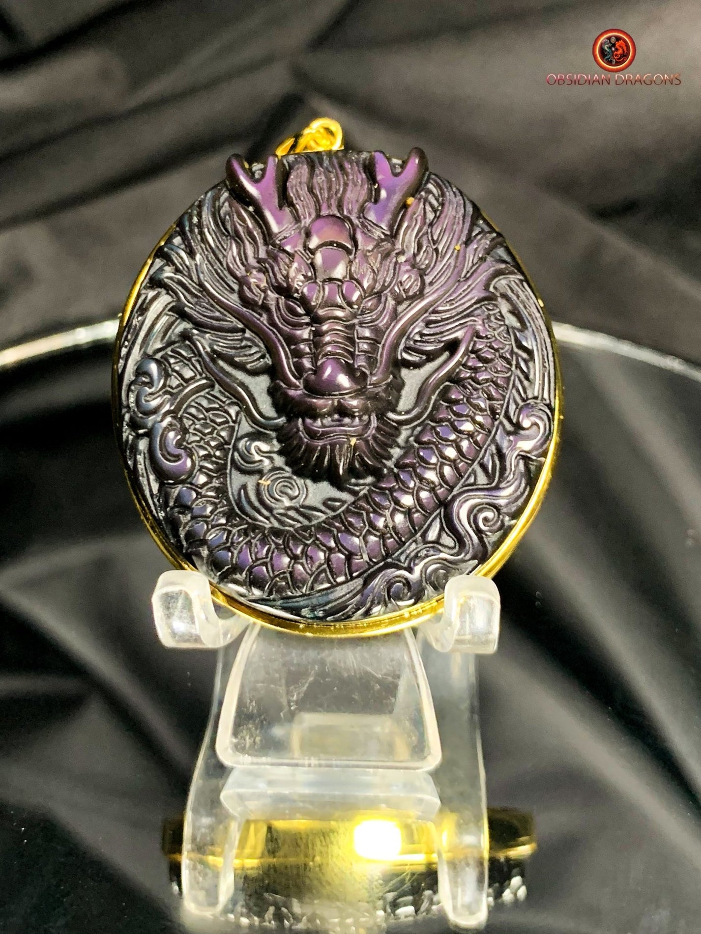 Talisman Dragon en Obsidienne - Protection et Énergie – obsidian dragons
