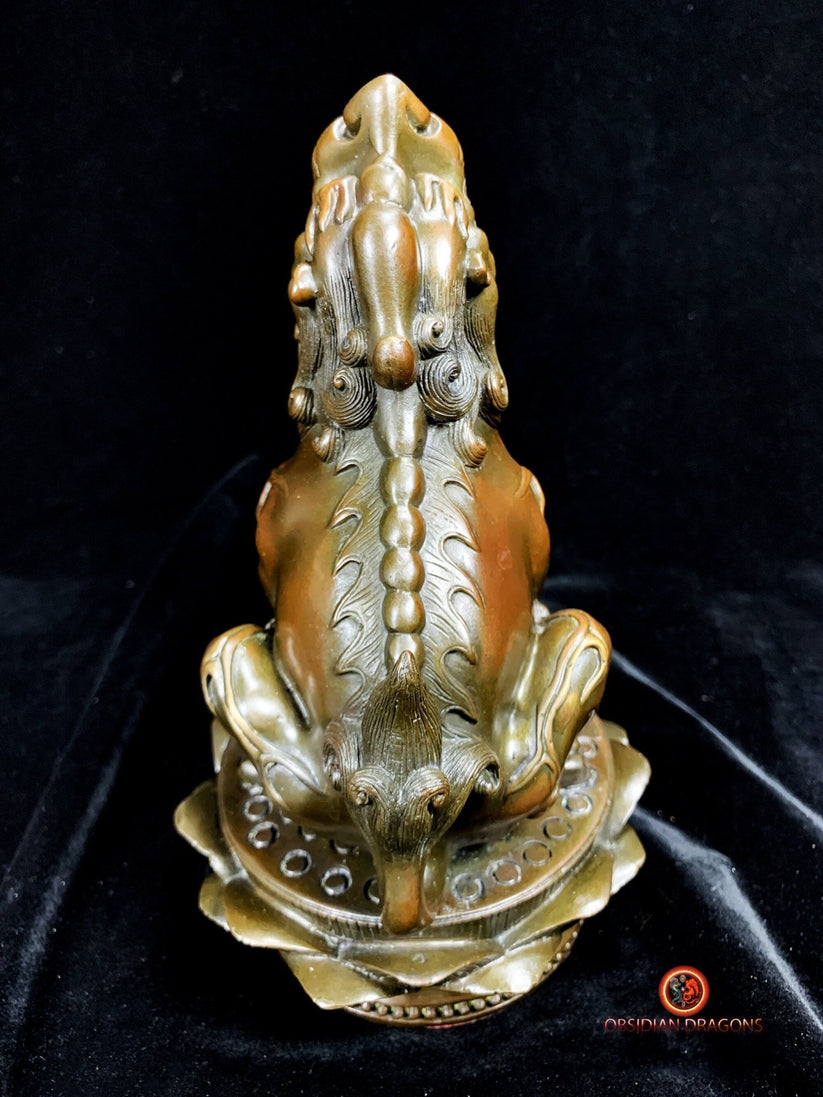 Statuette Pixiu en Bronze - Protection et Prospérité Feng Shui ...
